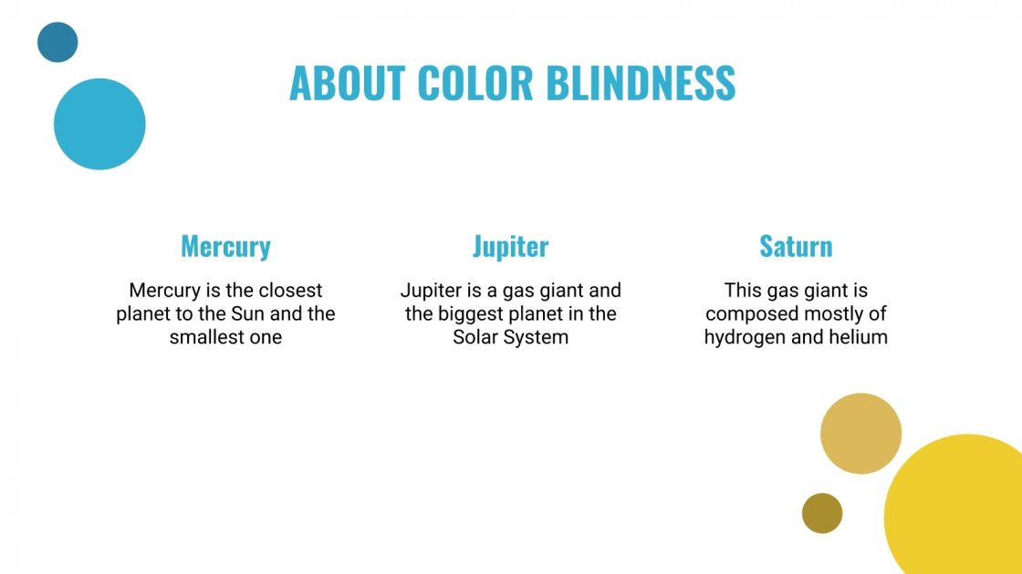 Color Blindness Google Slides theme & PowerPoint template