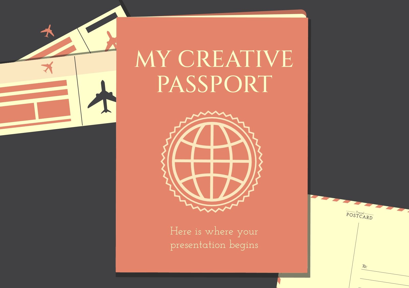 Mi pasaporte creativo | Plantilla de Google Slides y PowerPoint
