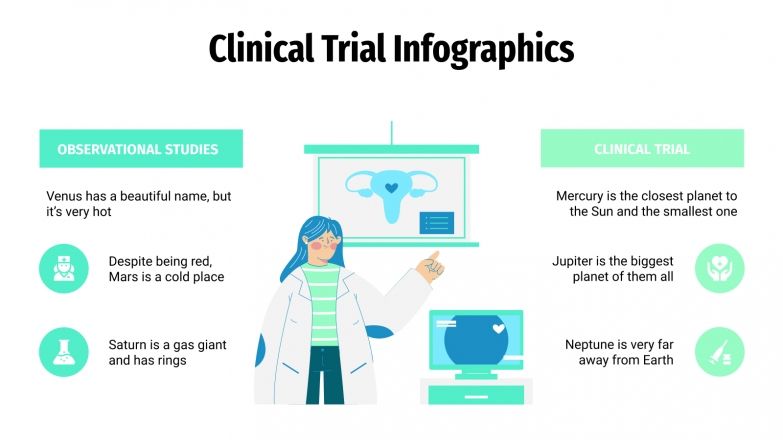 Clinical Trial Infographics for Google Slides and PowerPoint
