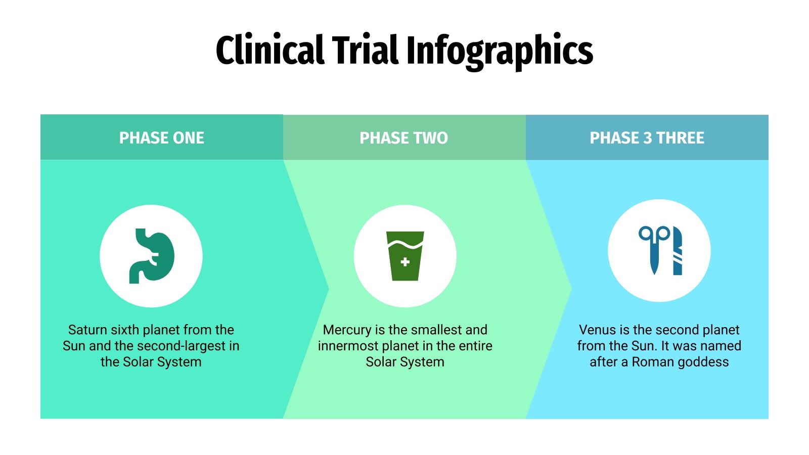 Clinical Trial Infographics for Google Slides and PowerPoint