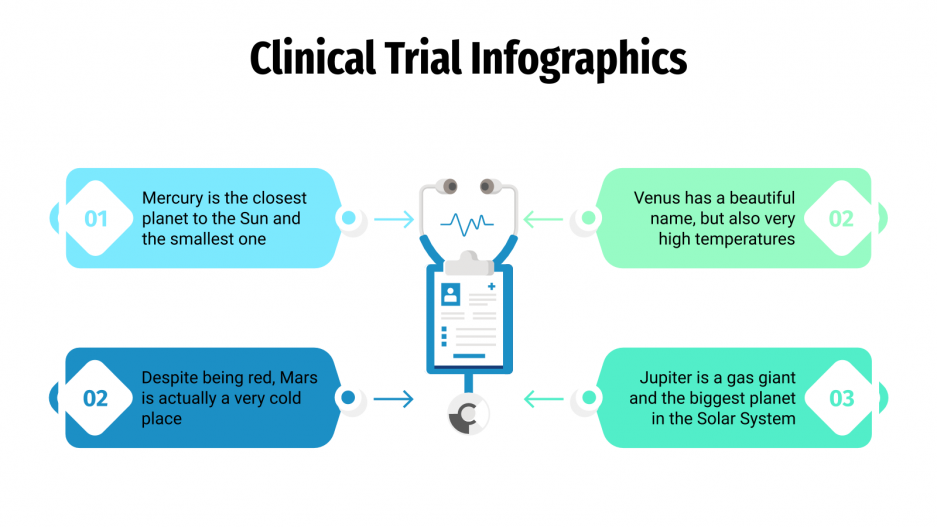Clinical Trial Infographics for Google Slides and PowerPoint