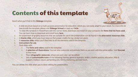 Clase de anatomía y fisiología de los animales | Google Slides