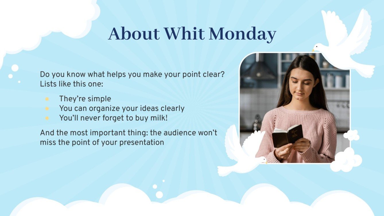 Whit Monday Minitheme | Google Slides & PowerPoint template