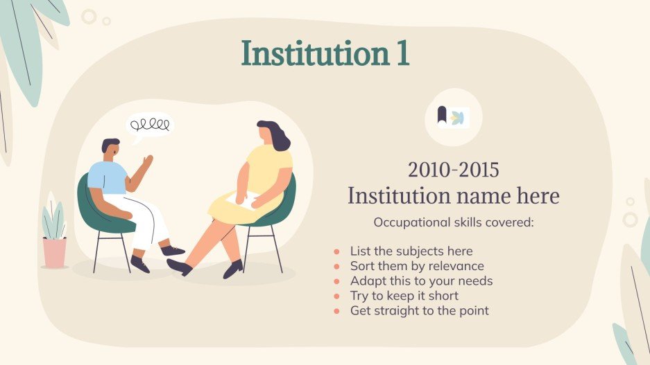 Psychologist CV | Google Slides & PowerPoint template