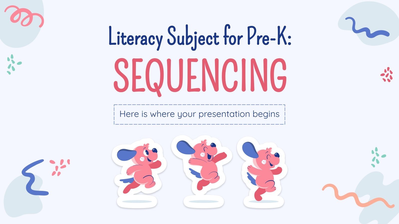 Cours pour la maternelle: Les séquences | Google Slides & PPT