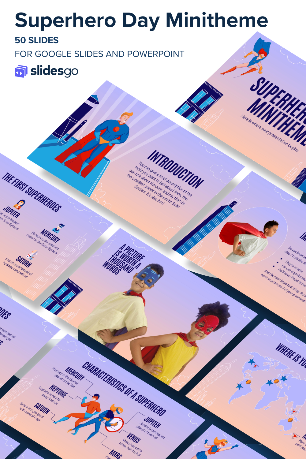 Superhero Day Minitheme | Google Slides & PowerPoint