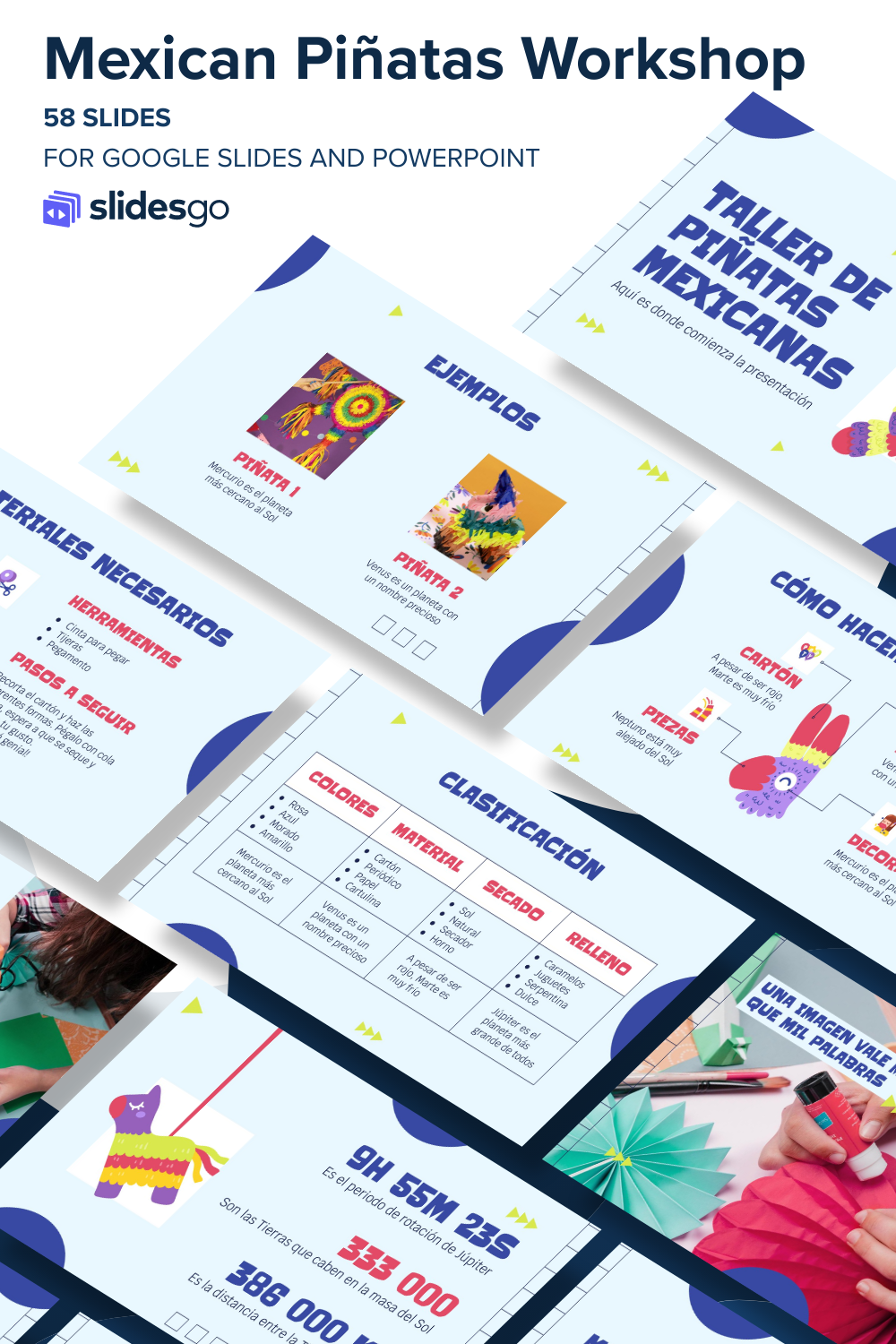 Mexican Piñatas Workshop | Google Slides & PowerPoint