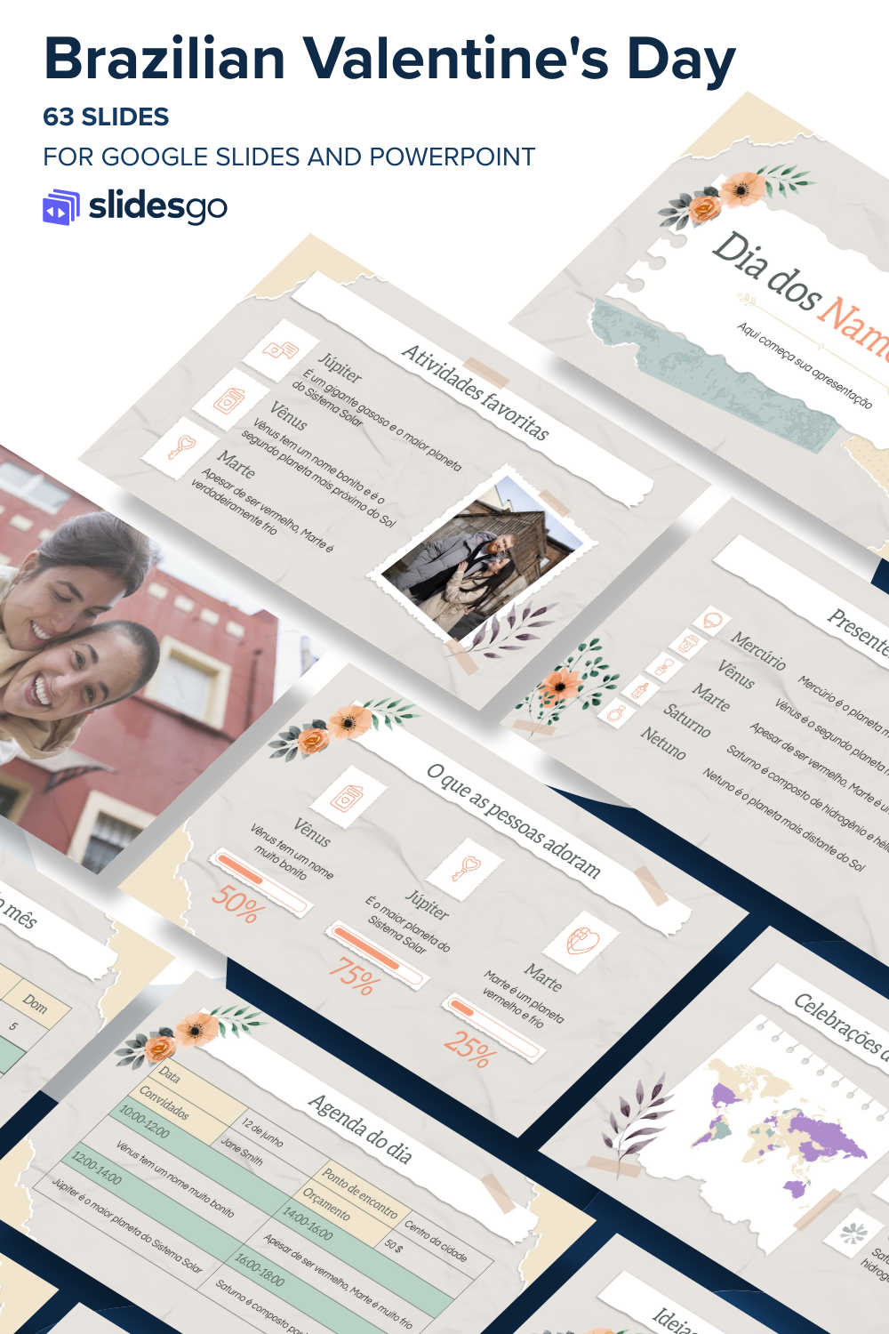 Brazilian Valentine's Day | Google Slides & PowerPoint