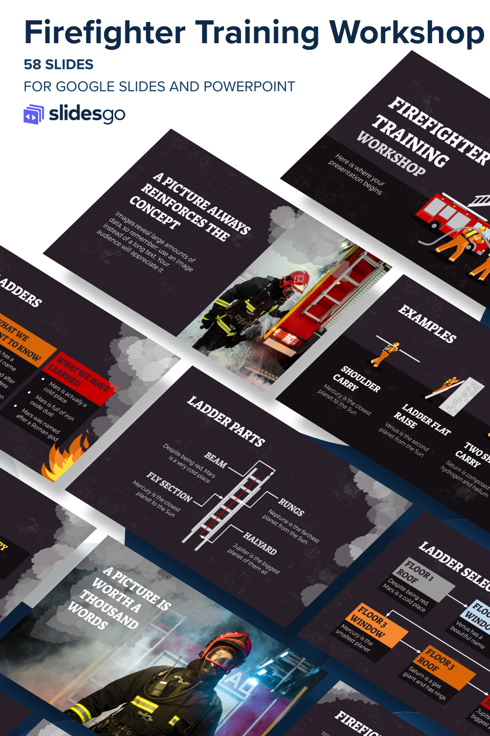 Firefighter Training Workshop | Google Slides & PowerPoint