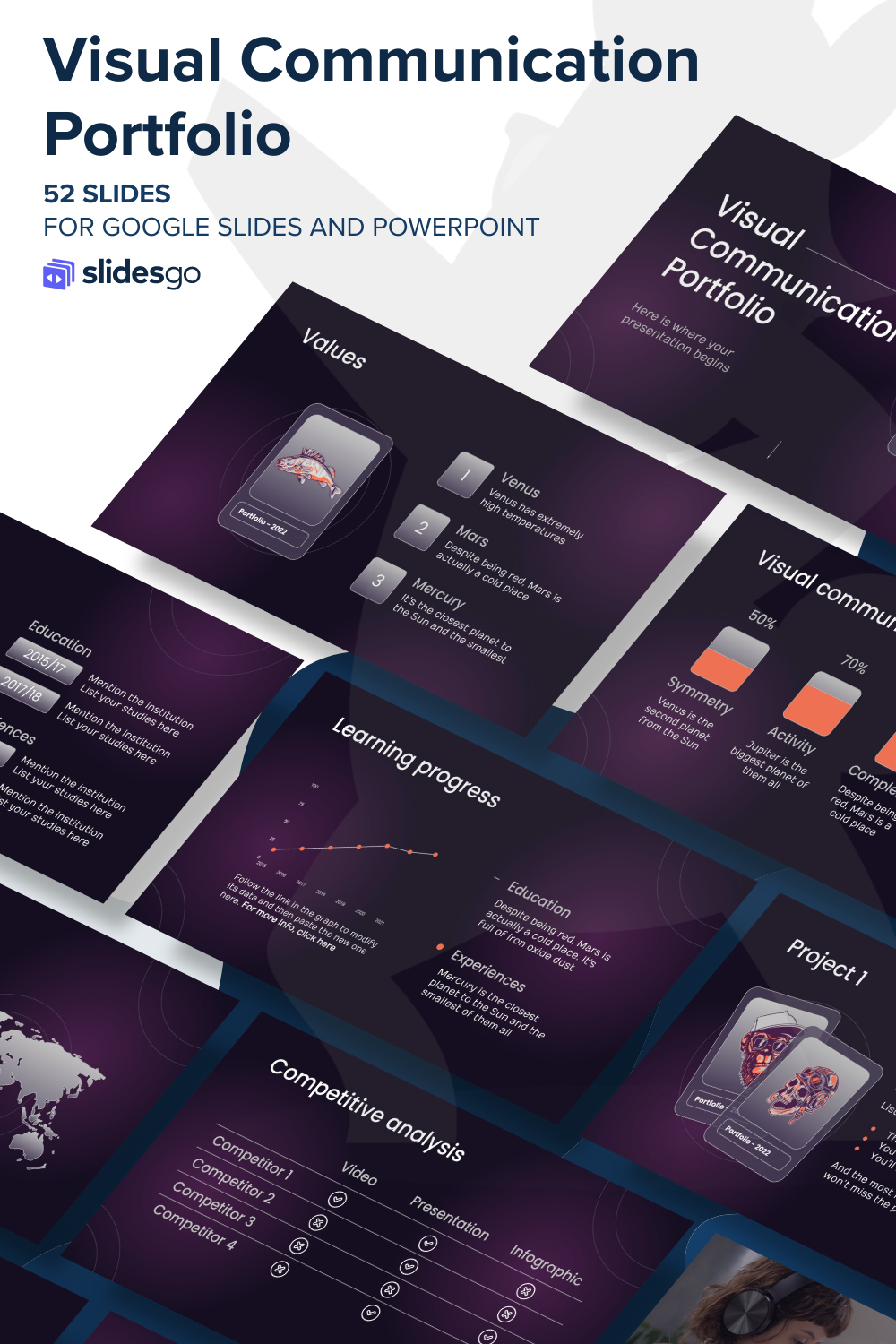 Visual Communication Portfolio | Google Slides y PowerPoint