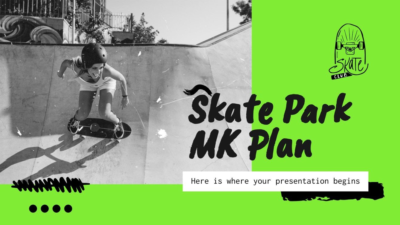 Skate Park MK Plan | Google Slides & PowerPoint