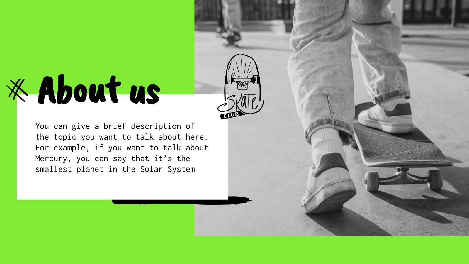 Skate Park MK Plan | Google Slides & PowerPoint