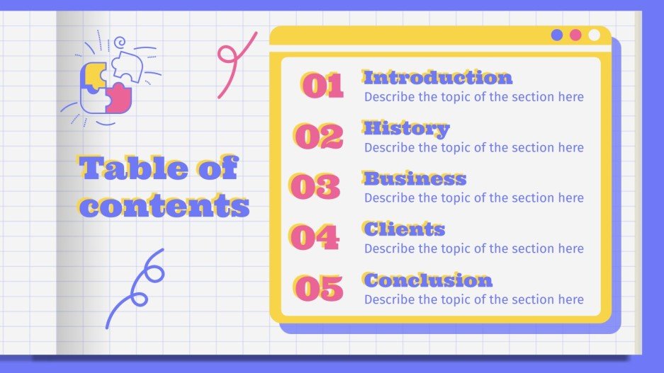 Colorful Book Slideshow for Business | Google Slides & PPT