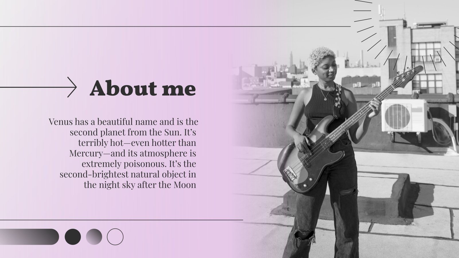 Musician's Portfolio | Google Slides & PowerPoint template