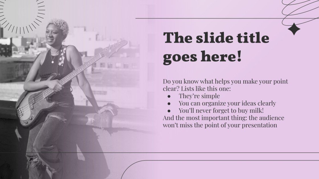 Musician's Portfolio | Google Slides & PowerPoint template