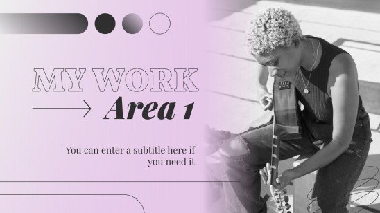 Musician's Portfolio | Google Slides & PowerPoint template