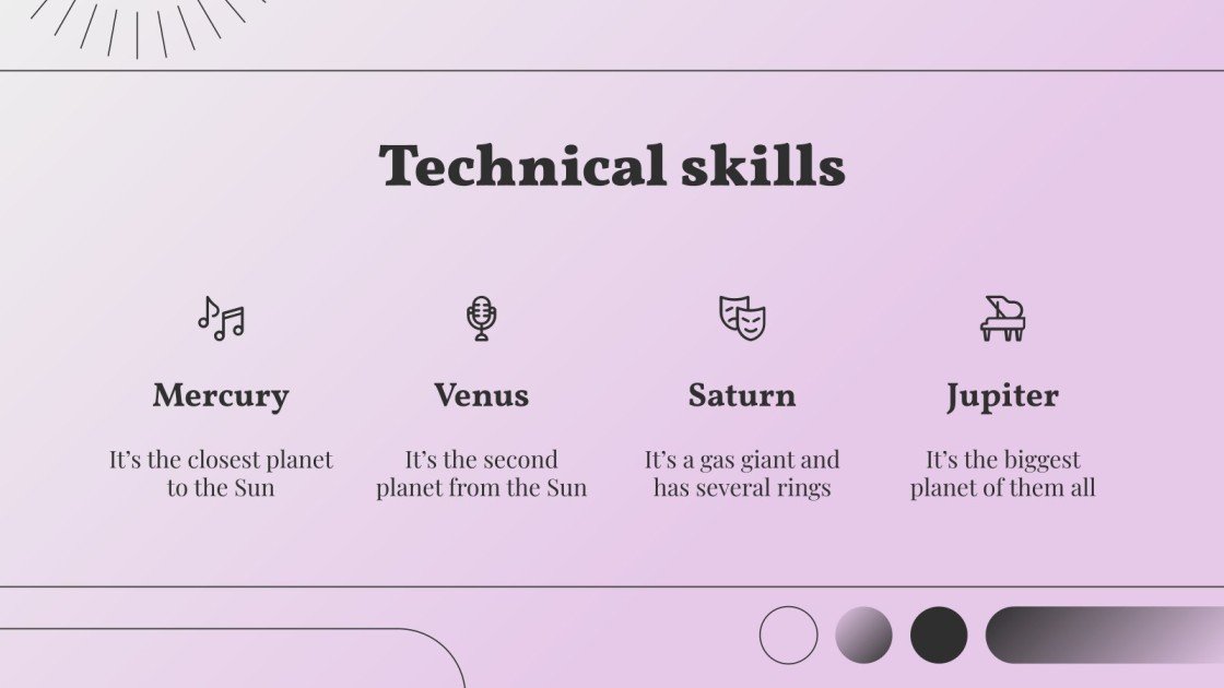 Musician's Portfolio | Google Slides & PowerPoint template