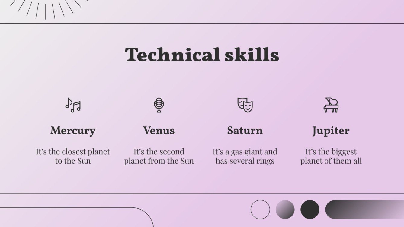 Musician's Portfolio | Google Slides & PowerPoint template