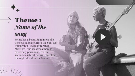 Musician's Portfolio | Google Slides & PowerPoint template