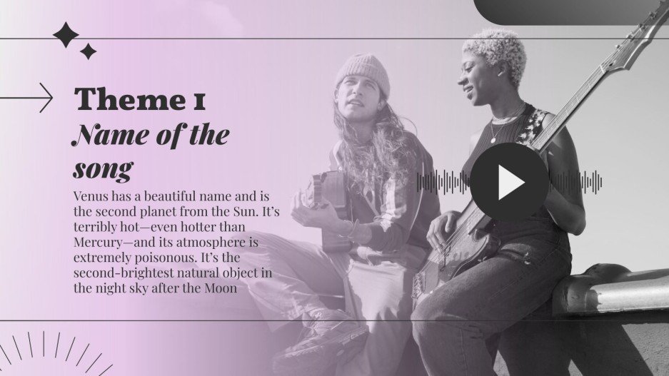 Musician's Portfolio | Google Slides & PowerPoint template