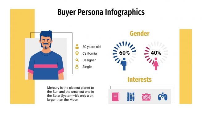 Buyer Persona Infographics | Google Slides & PPT template