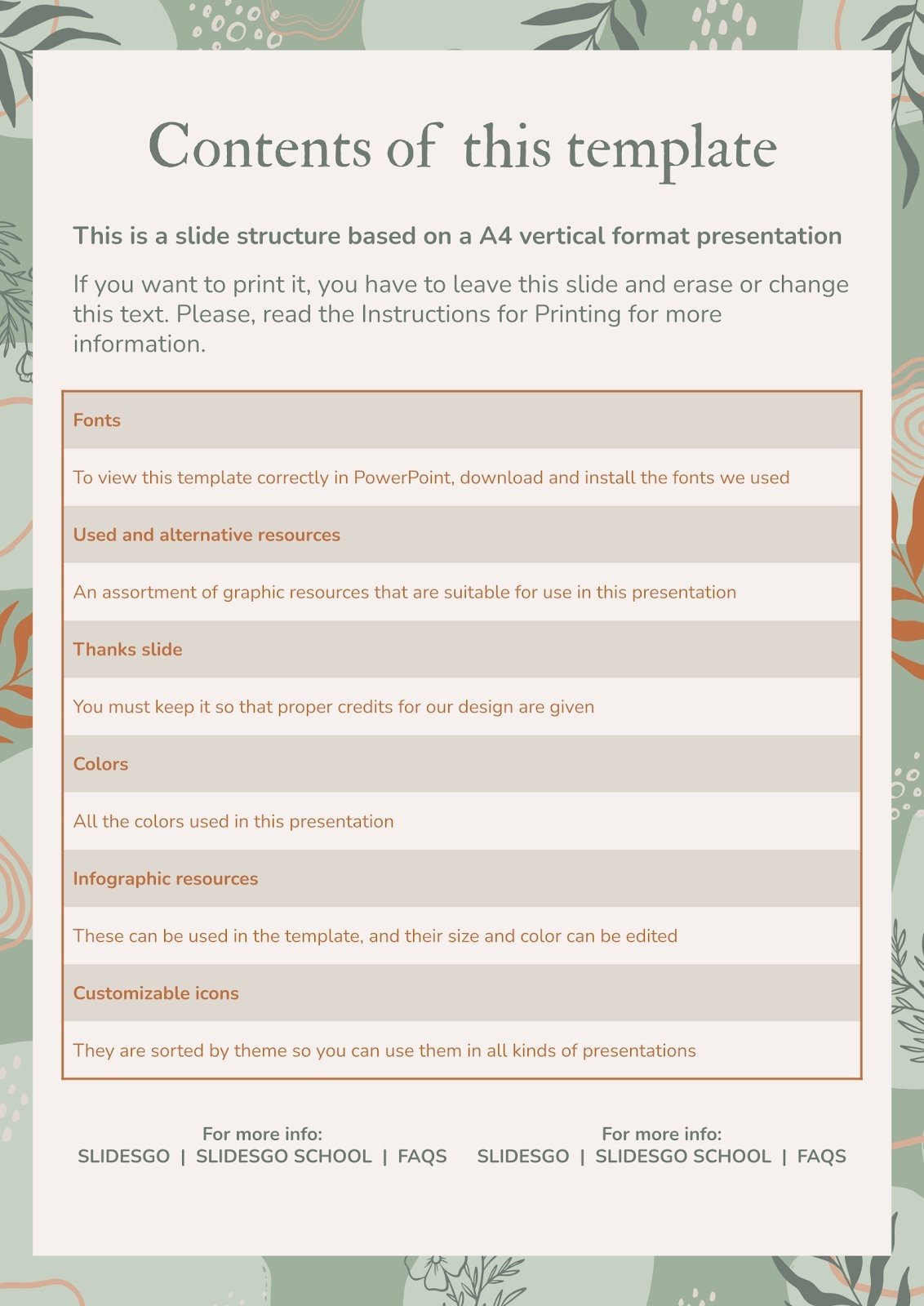 Abstract Boho Ethics & Values Booklet | Google Slides & PPT