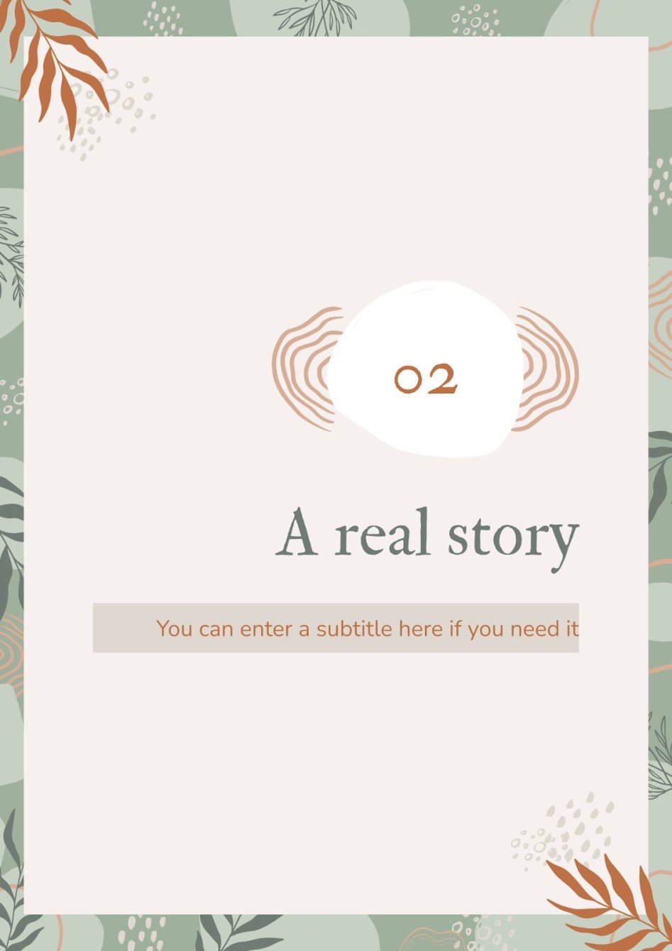 Abstract Boho Ethics & Values Booklet | Google Slides & PPT