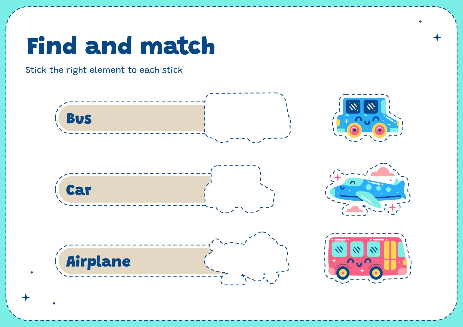 Printable Sight Word Stickers for Sticks! for Preschoolers