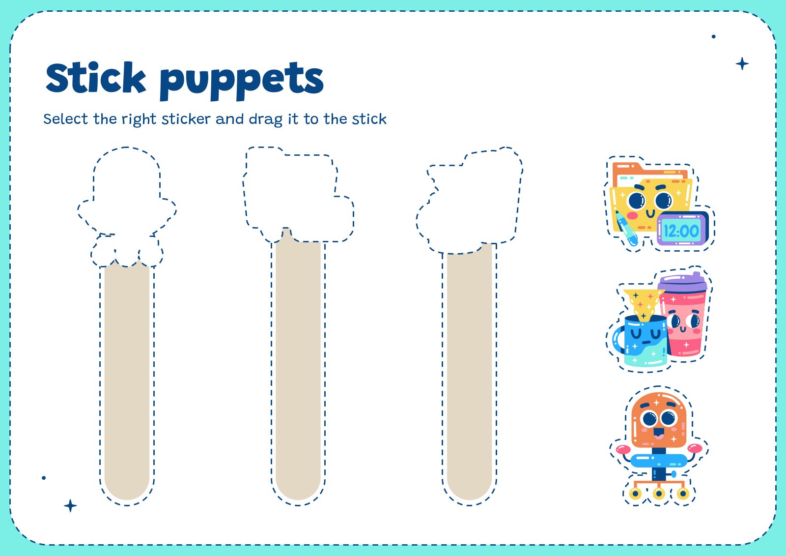 Printable Sight Word Stickers for Sticks! for Preschoolers