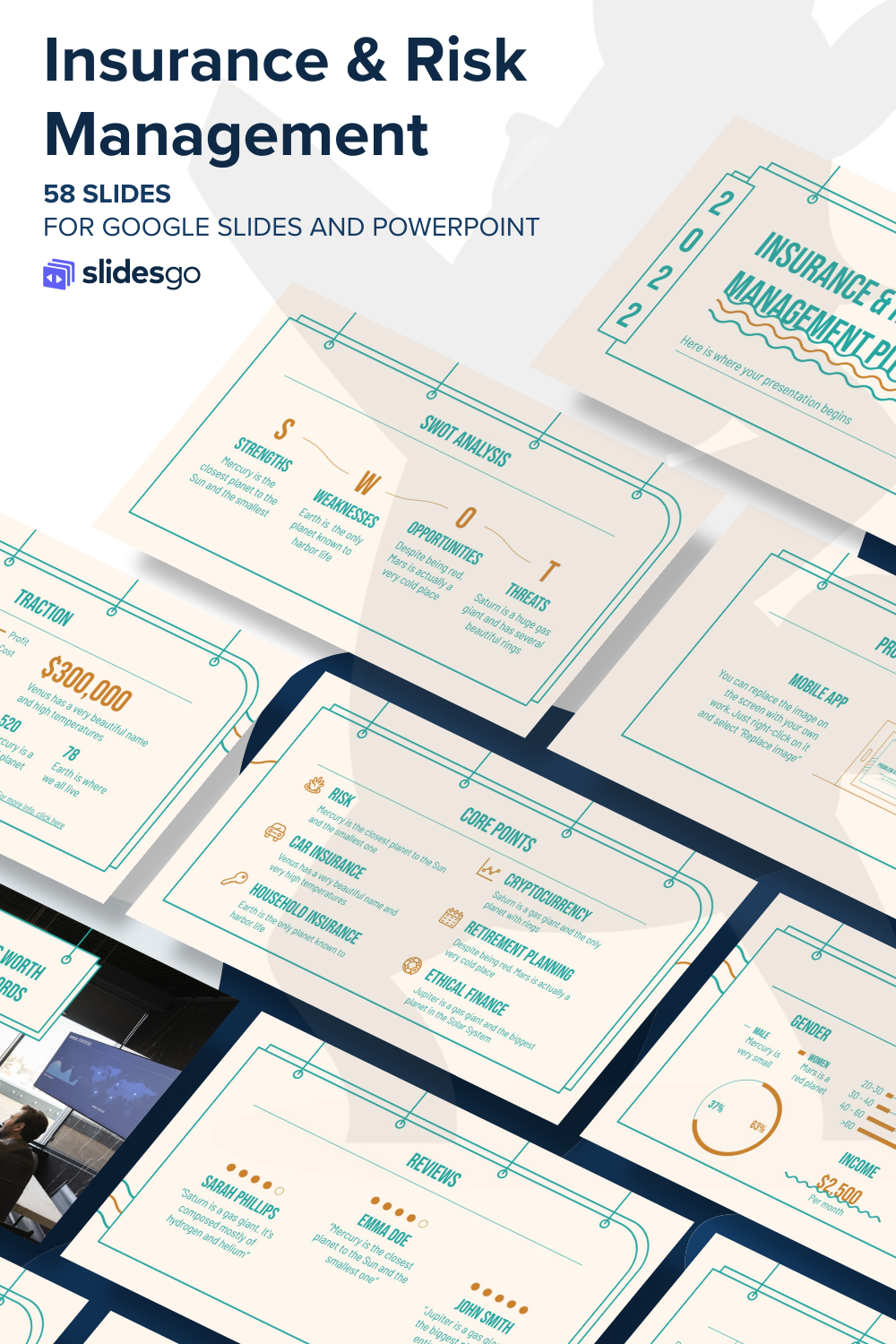 Insurance & Risk Management Pitch Deck