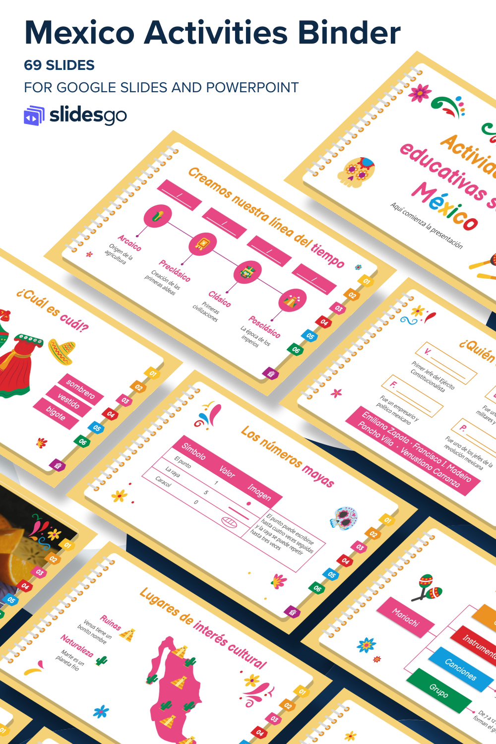 Mexico Activities Binder | Google Slides & PowerPoint