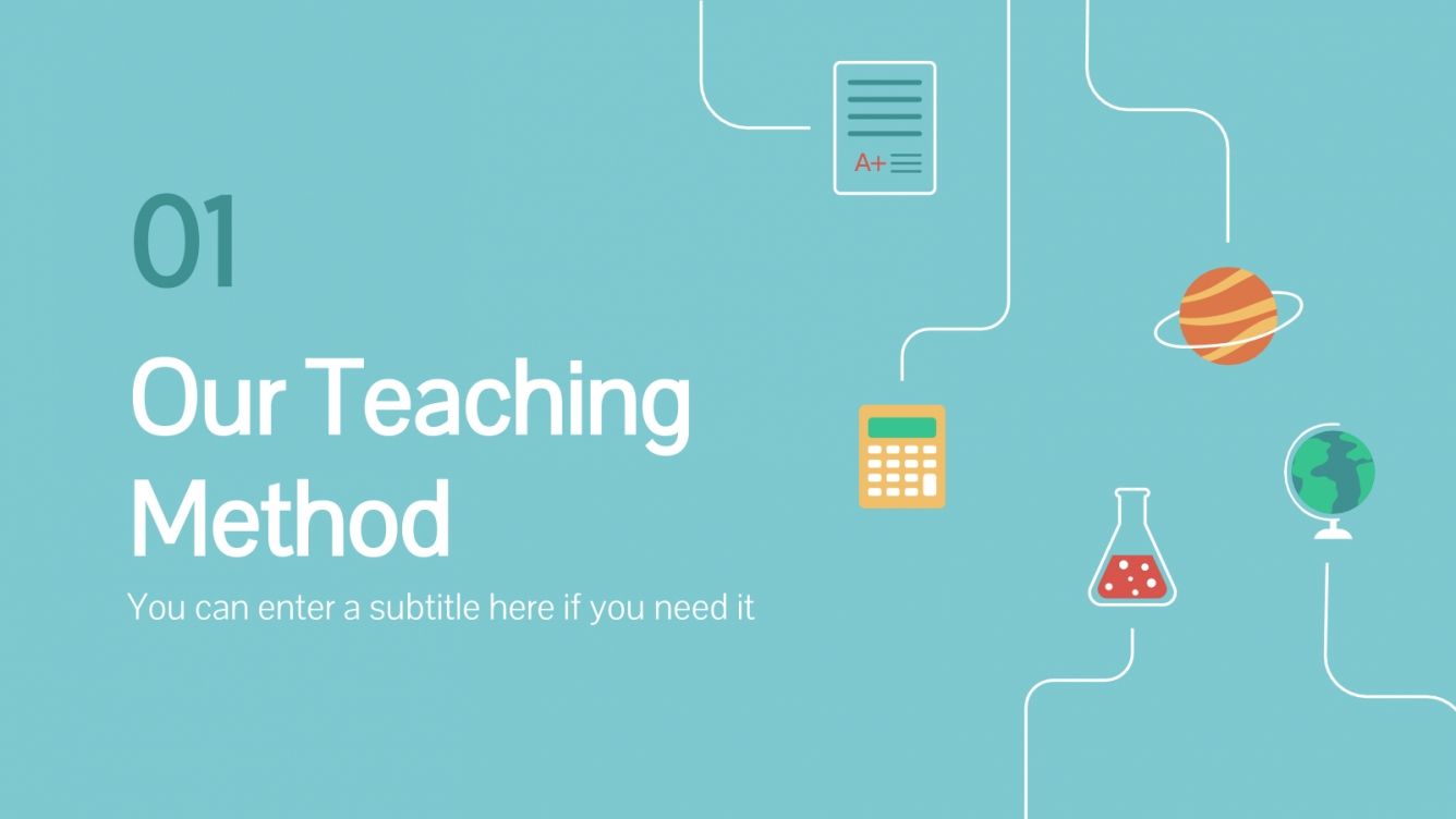 Middle School Center Google Slides & PowerPoint template