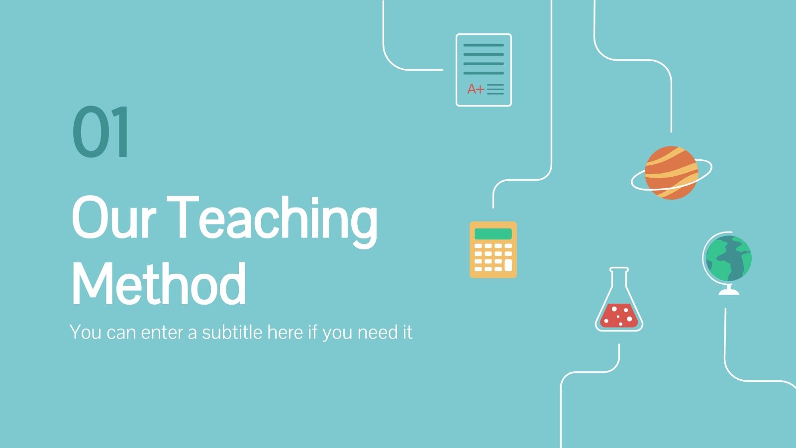 Middle School Center Google Slides & PowerPoint template