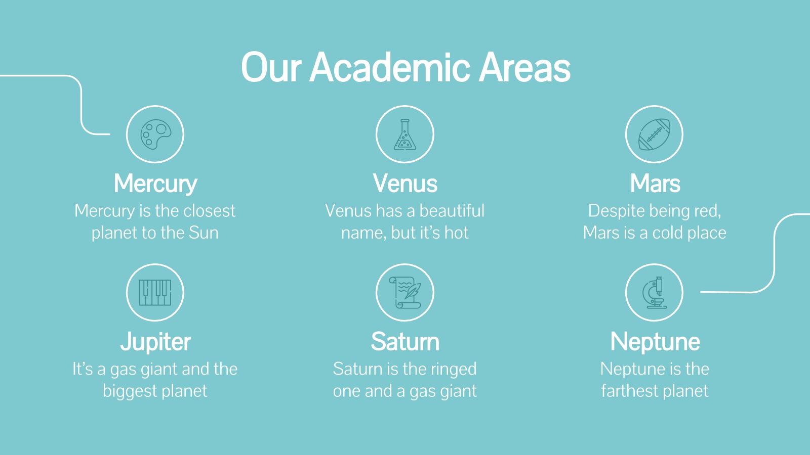 Middle School Center Google Slides & PowerPoint template