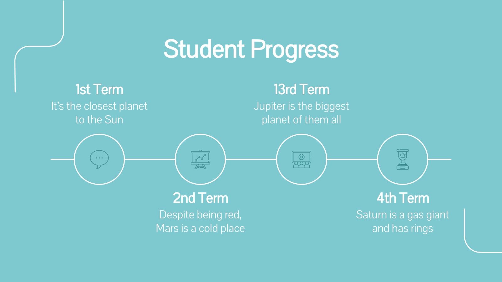 Middle School Center Google Slides & PowerPoint template