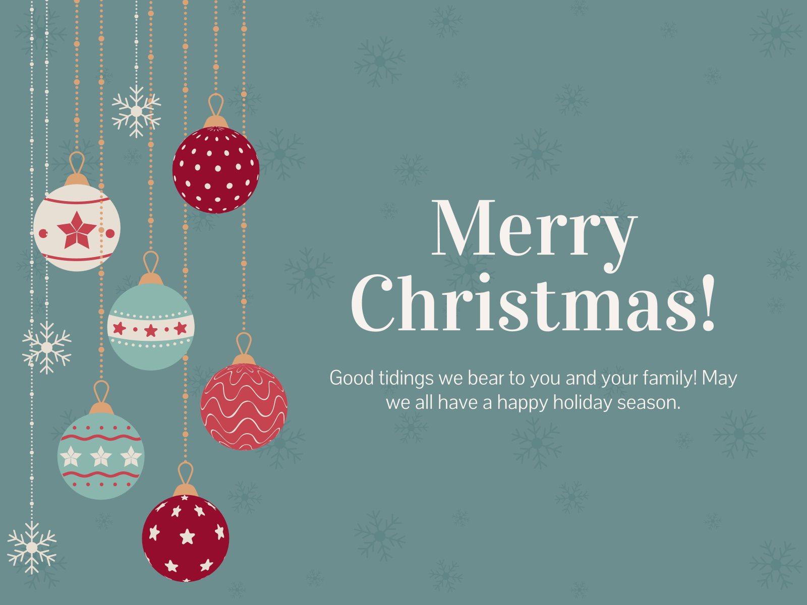 Christmas Google Slides Template