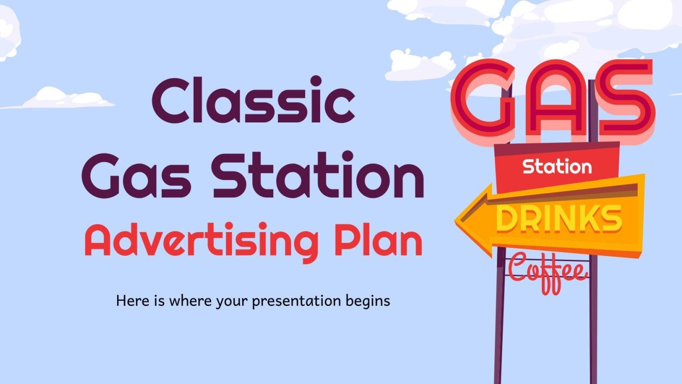 Gas Station Advertising | Google Slides & PowerPoint