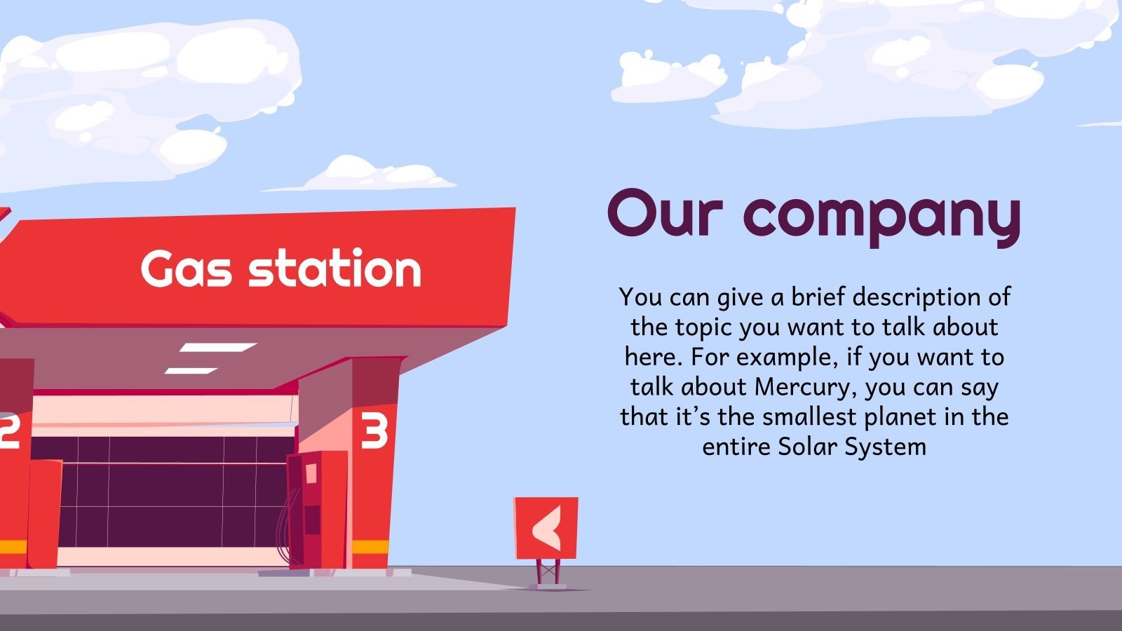 Gas Station Advertising | Google Slides & PowerPoint