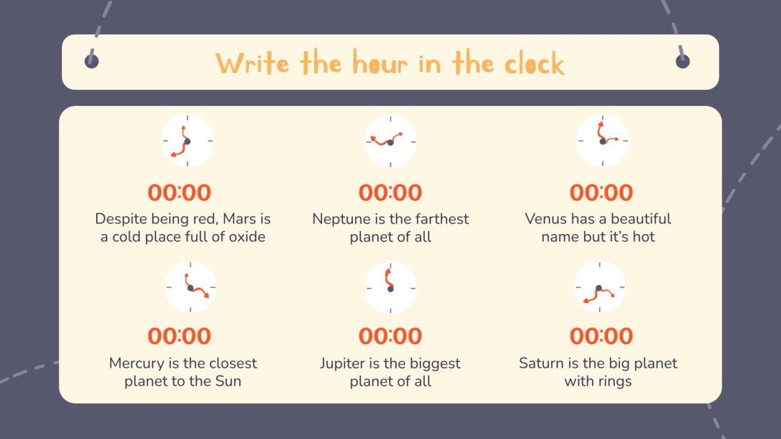 Math for 1st Grade: Time | Google Slides & PPT