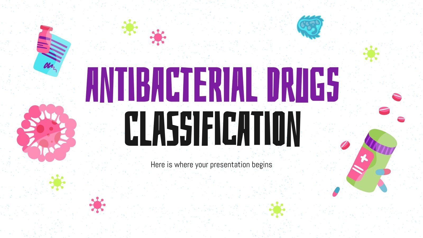 Templates about drugs for Google Slides and PowerPoint