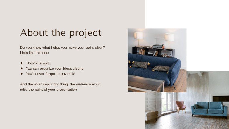 Interior Design Project Proposal | Google Slides & PPT