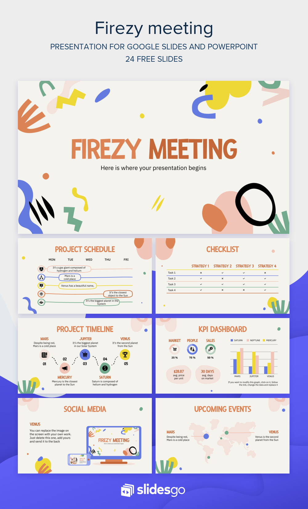 Firezy Meeting | Template for Google Slides and PPT