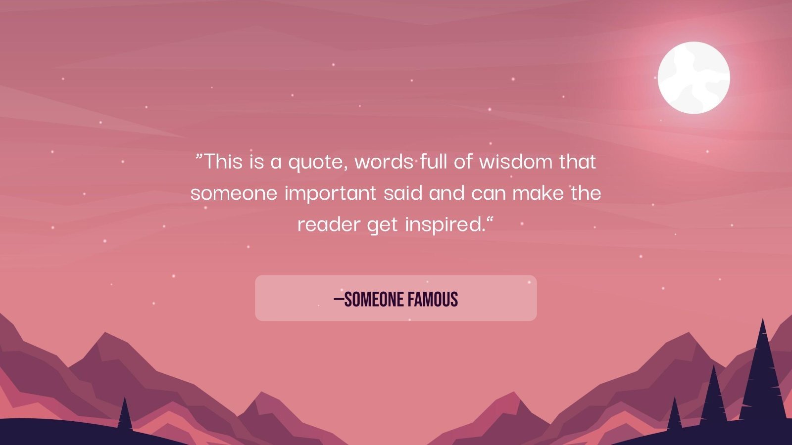 Mountain Backgrounds Google Slides & PowerPoint template