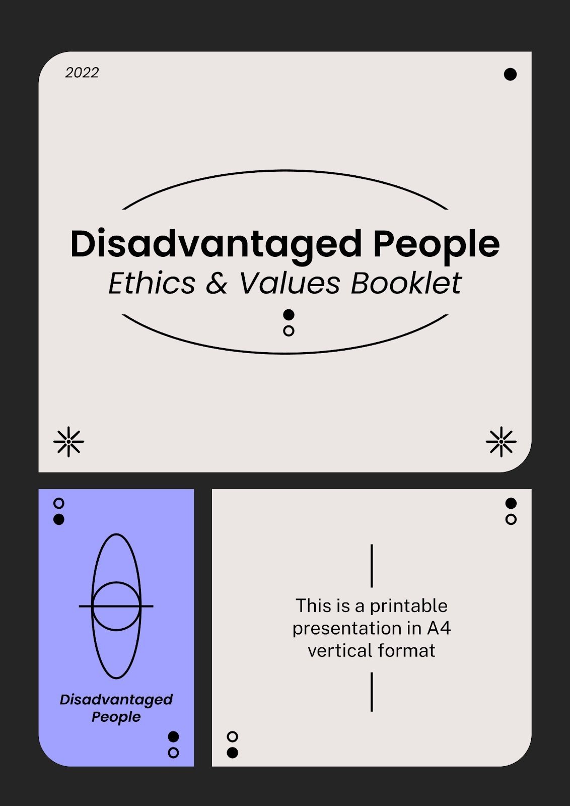 Disadvantaged People Ethics & Values Booklet | Google Slides