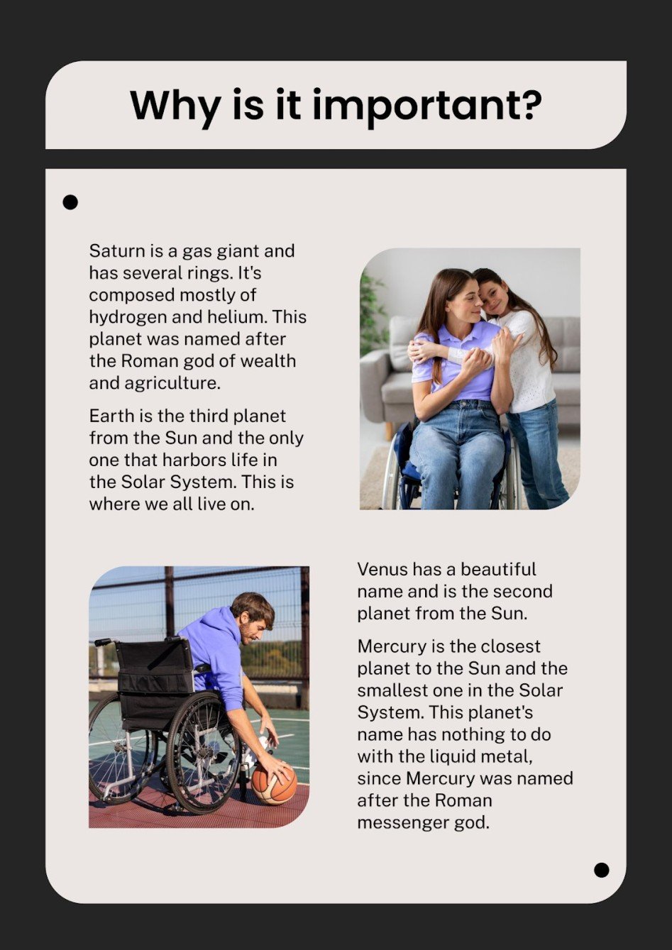 Disadvantaged People Ethics & Values Booklet | Google Slides