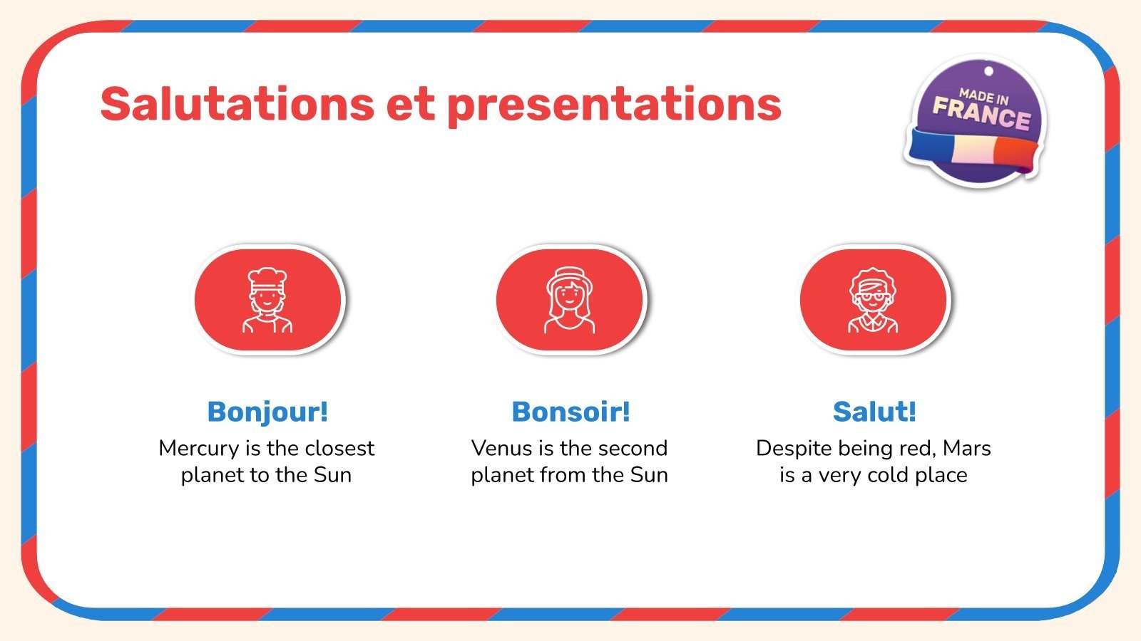 French I for Middle School - 8th Grade