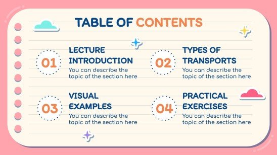 Modes of Transport for Pre-K | Google Slides & PowerPoint