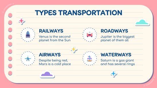 Modes of Transport for Pre-K | Google Slides & PowerPoint