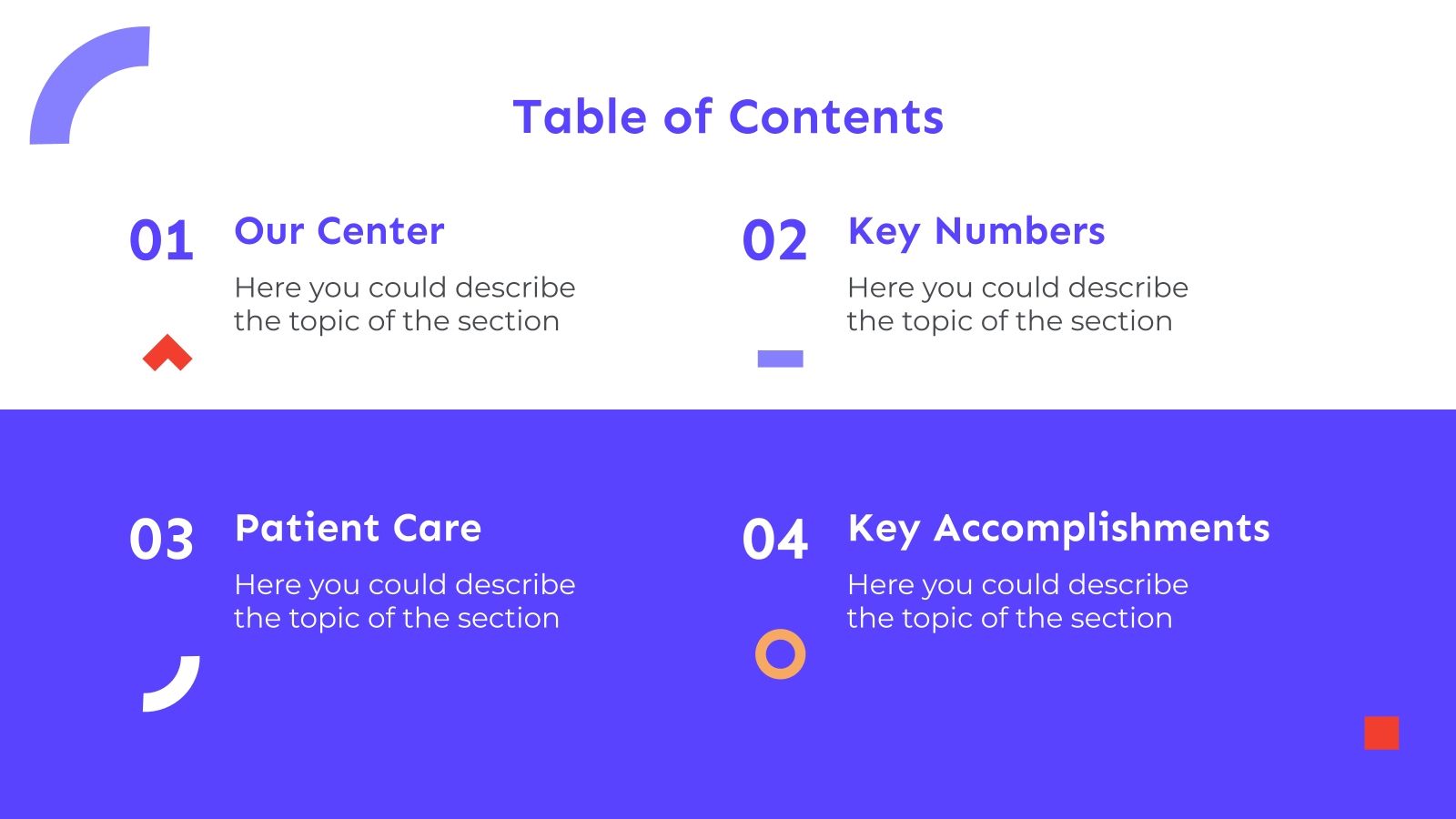 Ionic Healthcare Center | Google Slides & PPT theme