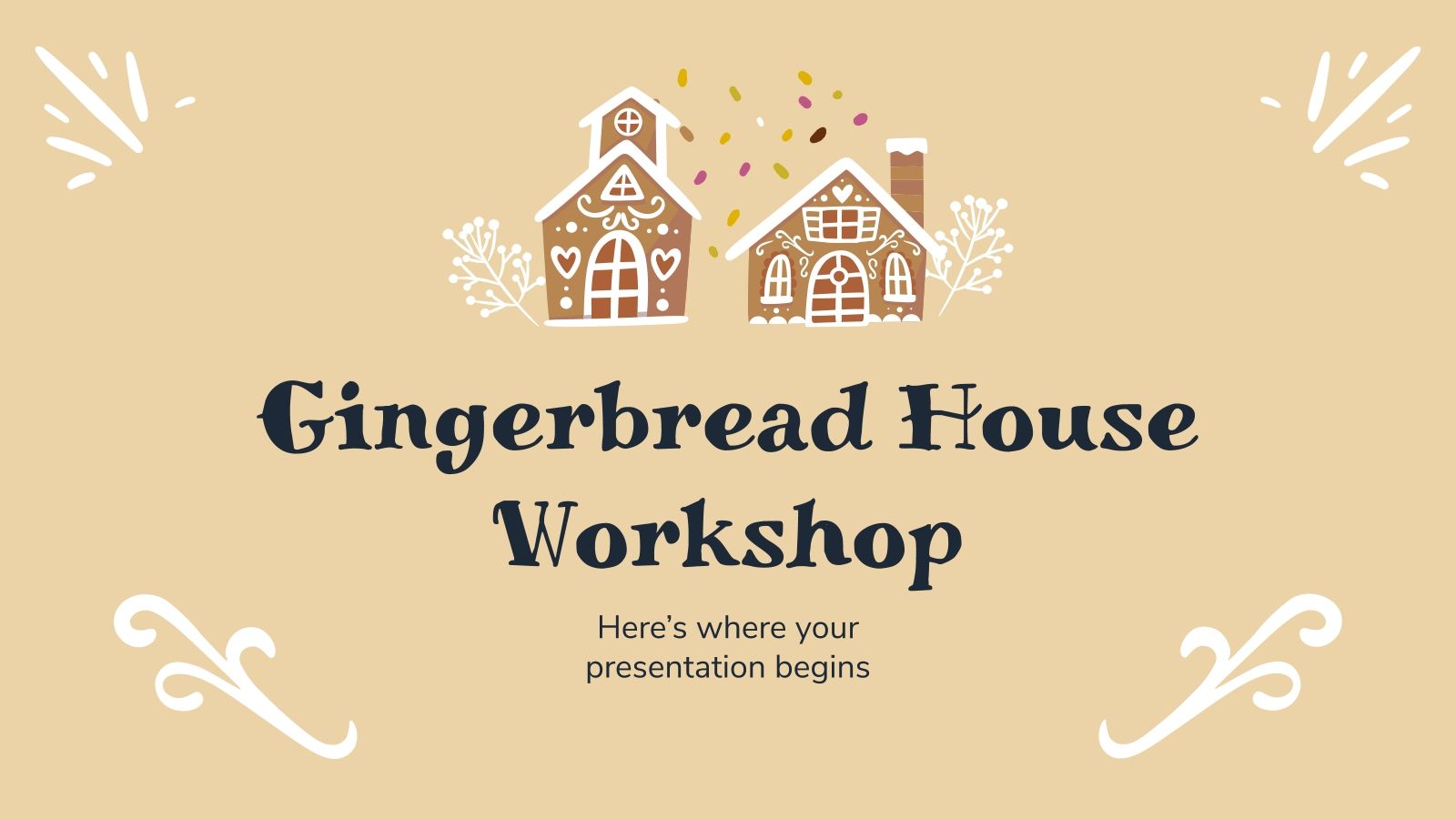 Gingerbread House Workshop | Google Slides & PPT template